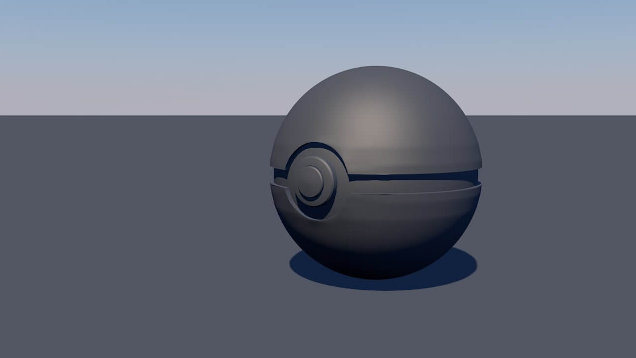 Pokeball - 3D Model by jd94