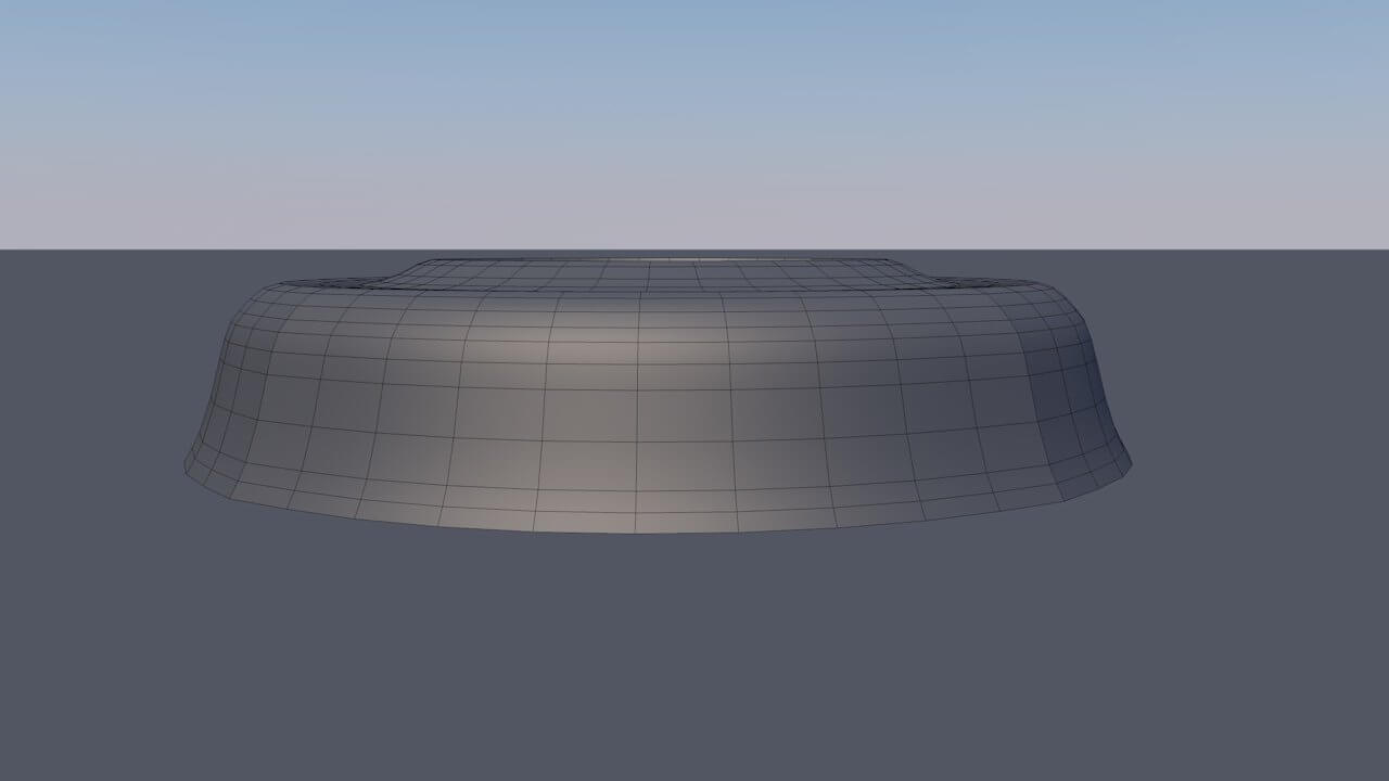 Round Outdoor Seat - 3D Model by jd94