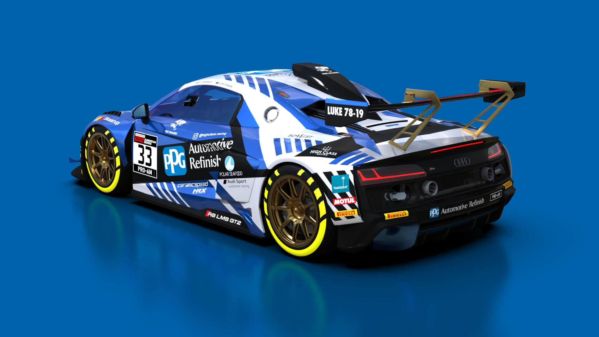 Audi R8 GT2 LMS - 3D Model by jdaniel_92