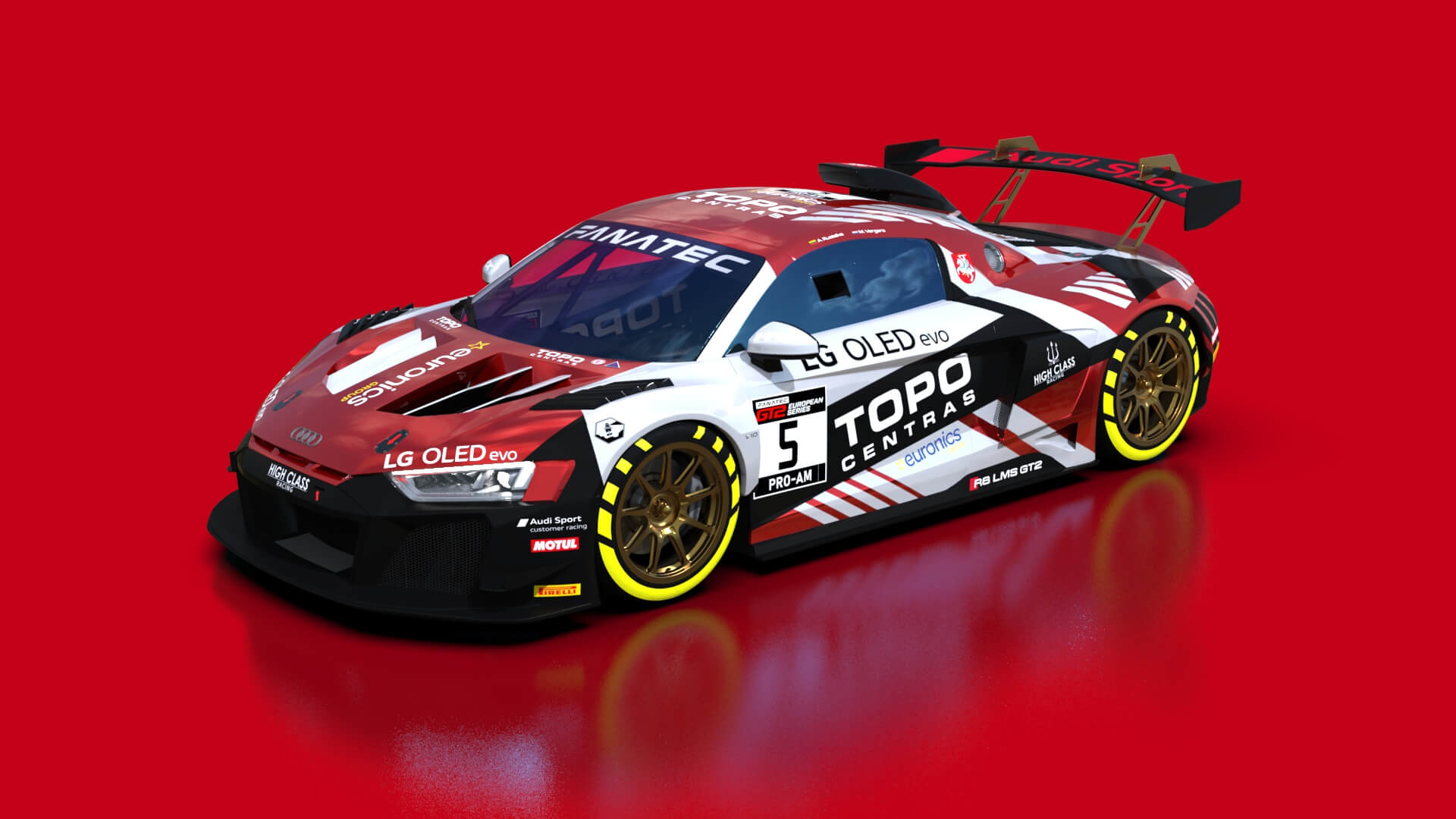 Audi R8 GT2 LMS - 3D Model by jdaniel_92