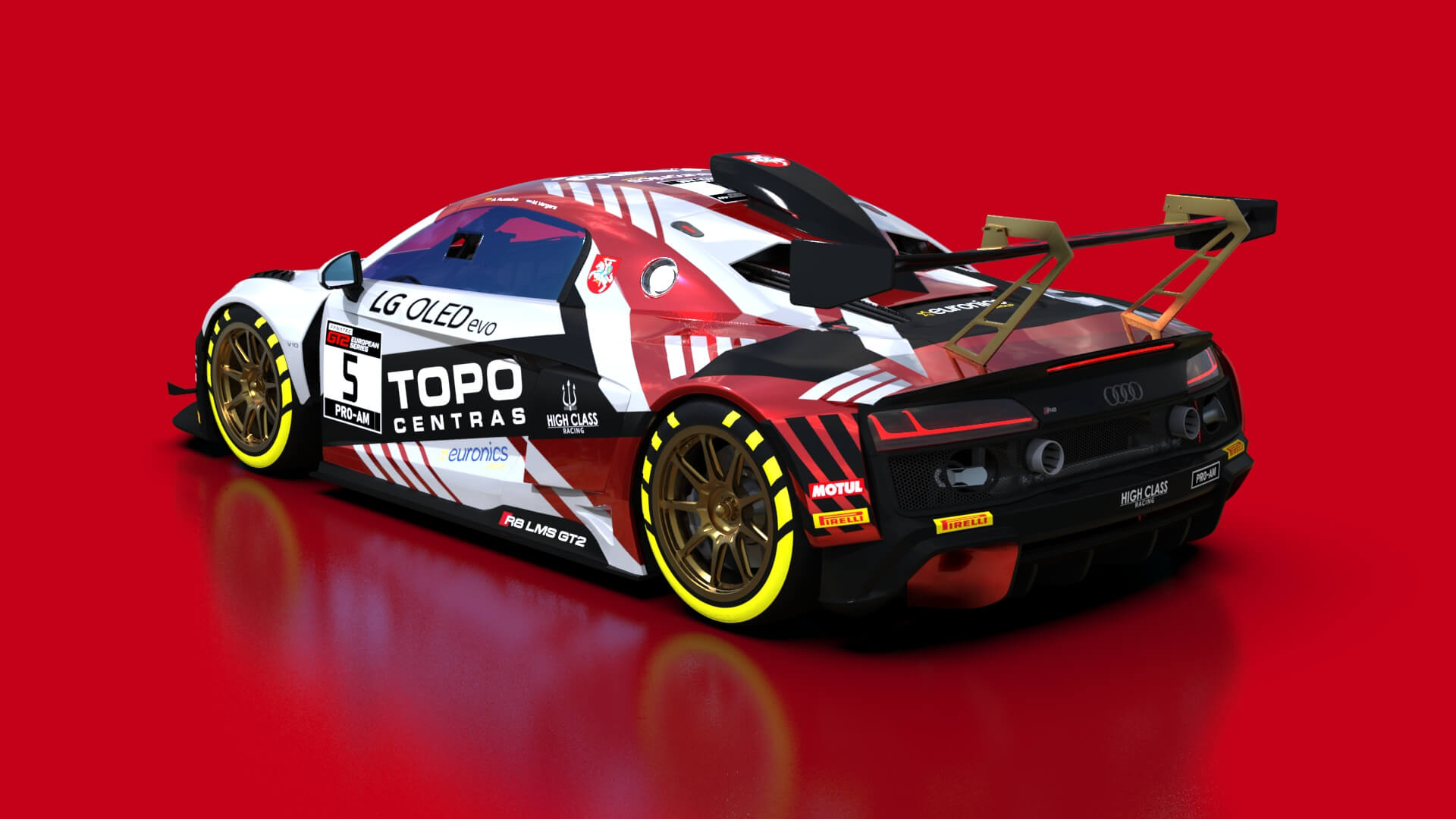 Audi R8 GT2 LMS - 3D Model by jdaniel_92