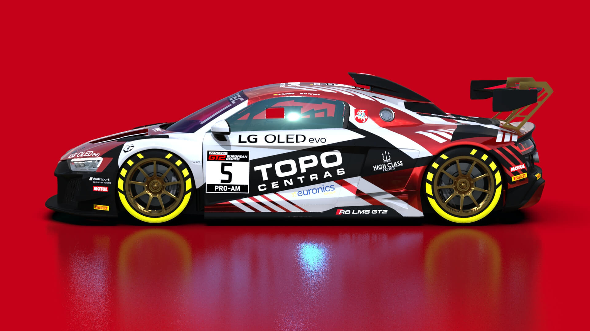 Audi R8 GT2 LMS - 3D Model by jdaniel_92