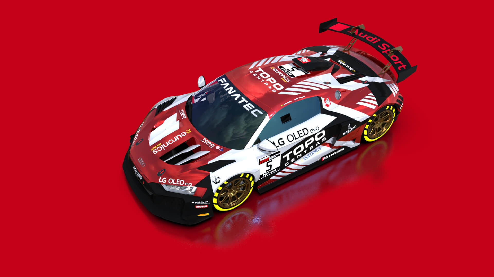 Audi R8 GT2 LMS - 3D Model by jdaniel_92
