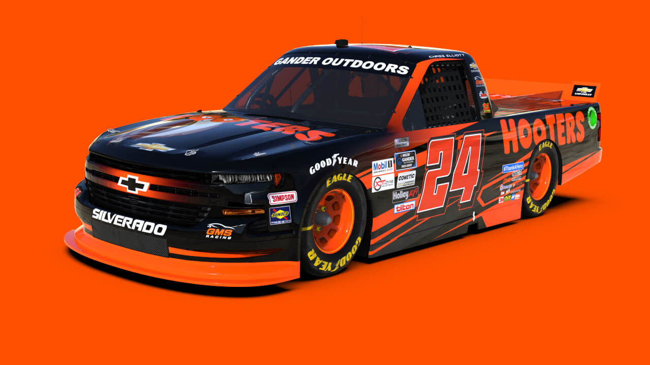 Chevrolet Silverado Cws Nascar Truck 2020-2023 3D Model by jdaniel_92