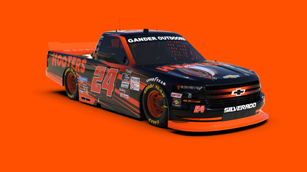 Chevrolet Silverado Cws Nascar Truck 2020-2023 3D Model by jdaniel_92