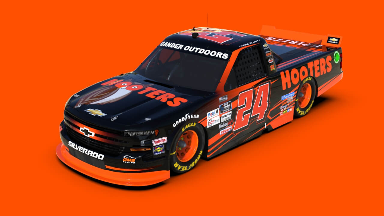 Chevrolet Silverado Cws Nascar Truck 2020-2023 3D Model by jdaniel_92