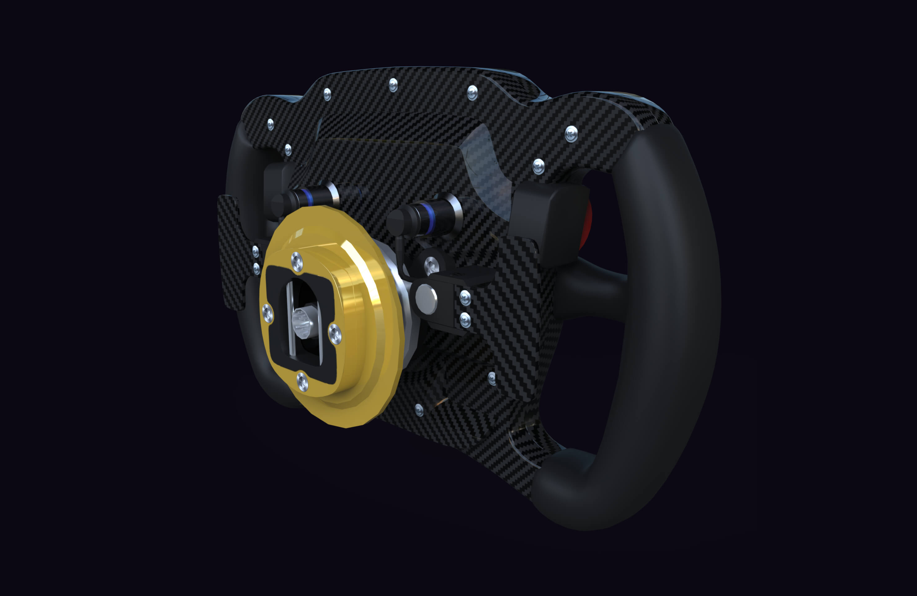 Cosworth Ccw MK2 Steering Wheel - 3D Model by jdaniel_92