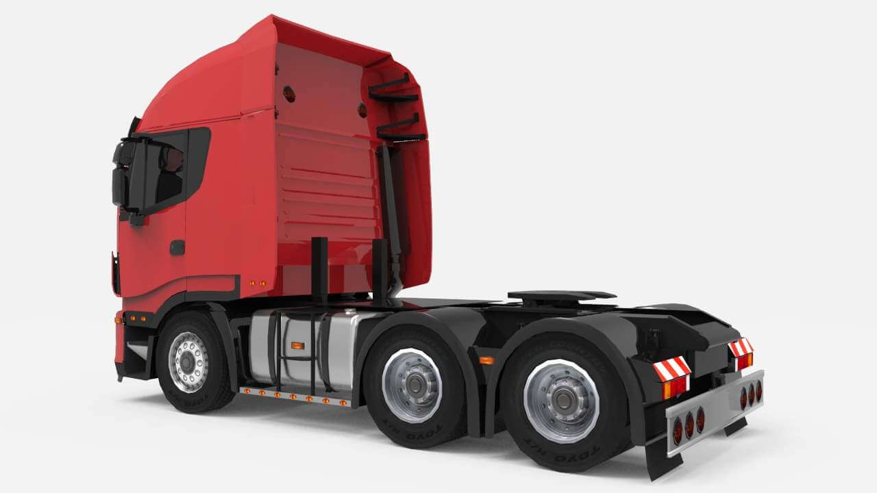 European Style Truck - 3D Model by jdaniel_92