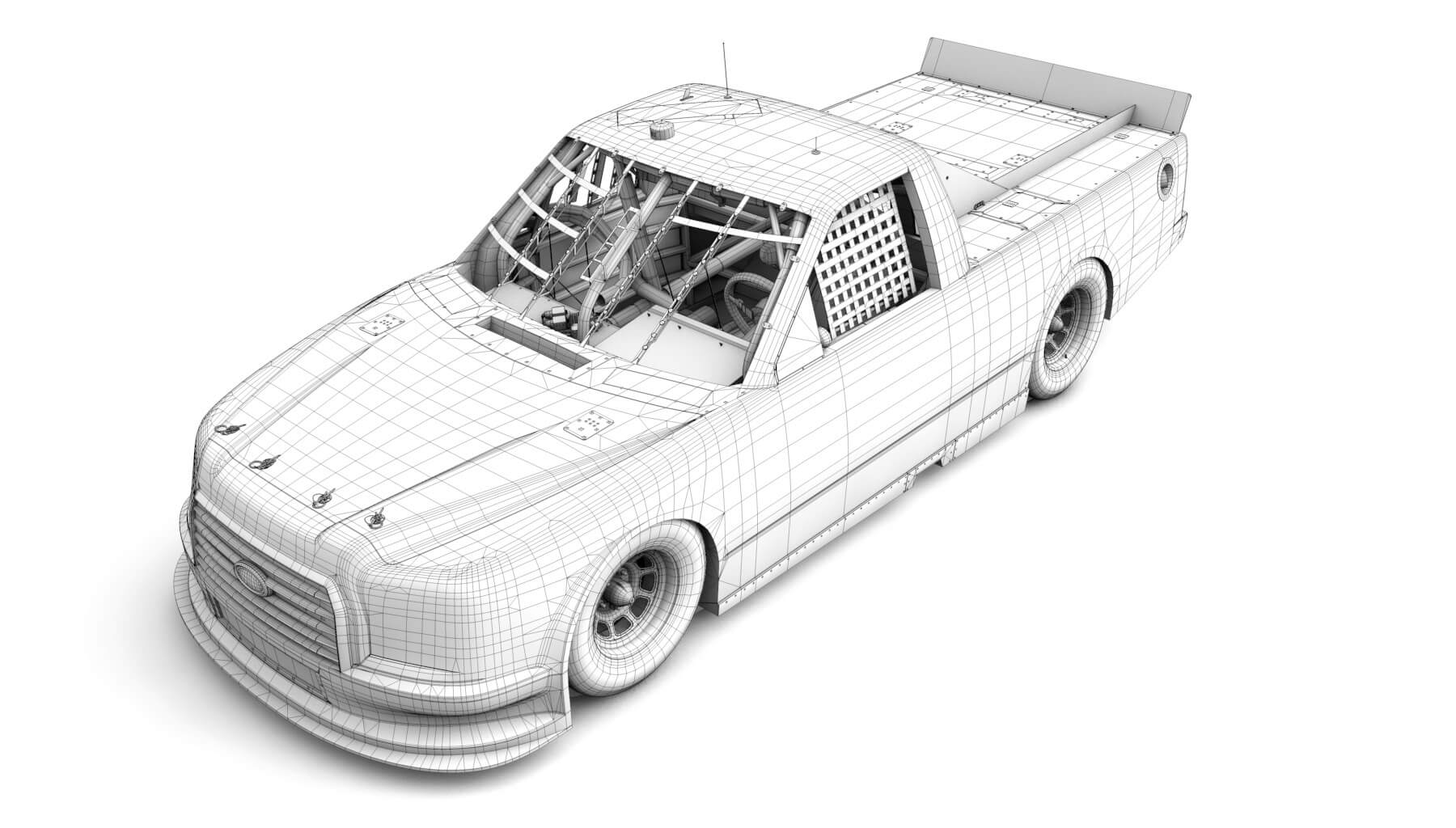 Ford F150 Nascar Truck Cws 2020 - 3D Model by jdaniel_92