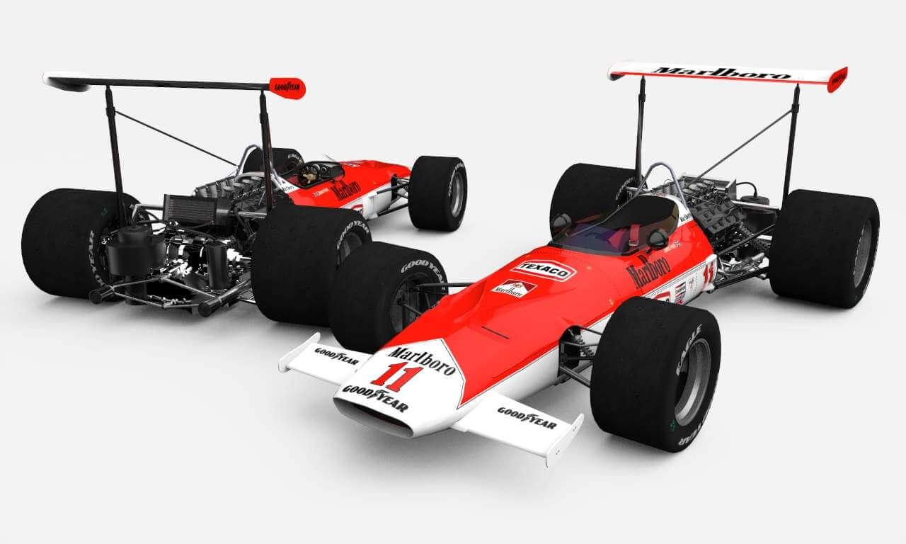 Mclaren M7A - 3D Model by jdaniel_92