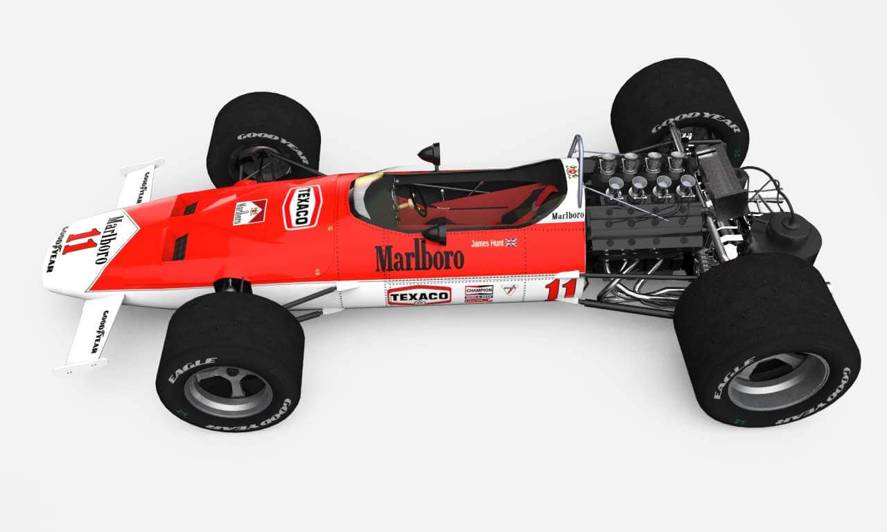 Mclaren M7A - 3D Model by jdaniel_92