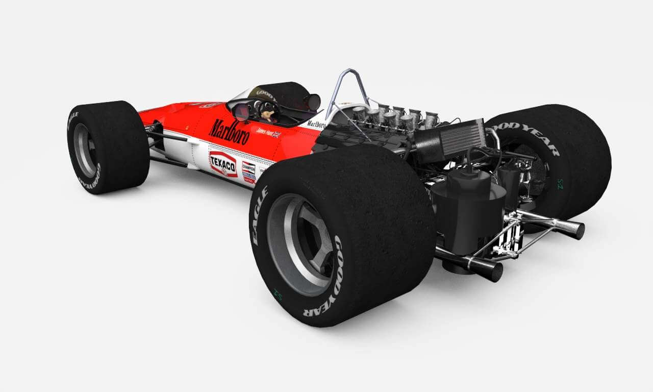 Mclaren M7A - 3D Model by jdaniel_92