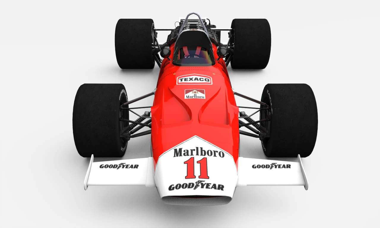 Mclaren M7A - 3D Model by jdaniel_92