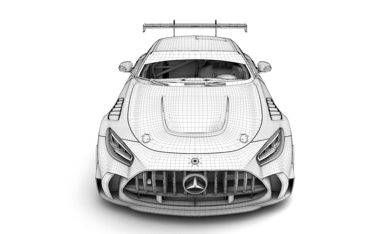 Mercedes-Benz AMG GT2 2023 3D Model by jdaniel_92