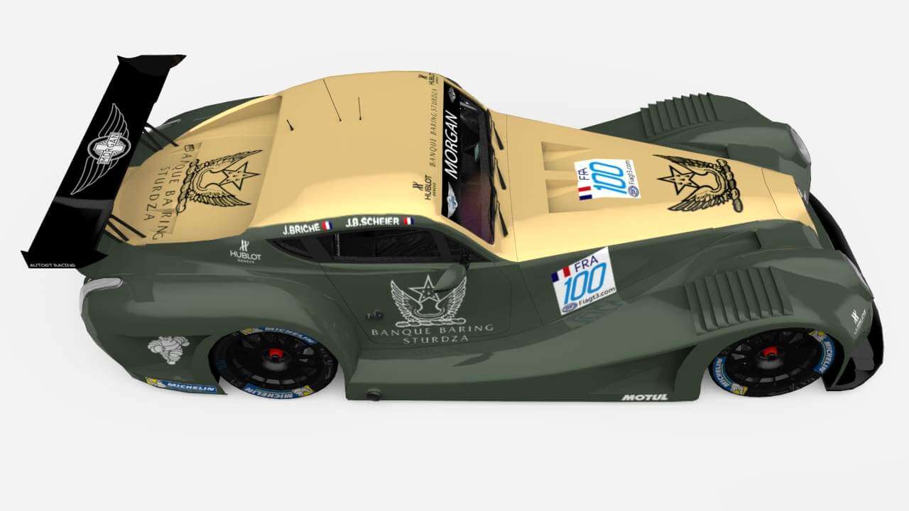 Morgan Aero Supersports GT3 - 3D Model by jdaniel_92