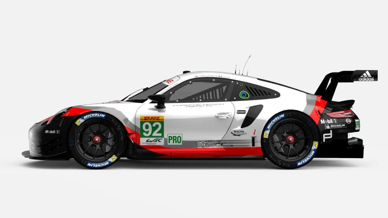 2017 Porsche 911 RSR - 3D Model by jdaniel_92
