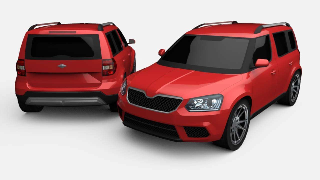 Yeti SUV - 3D Model by jdaniel_92