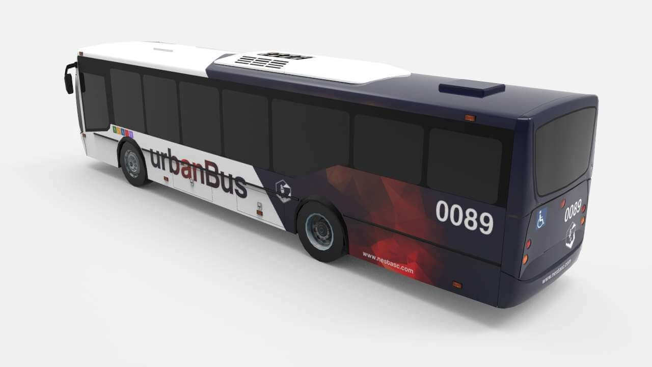 Urban Bus - 3D Model by jdaniel_92