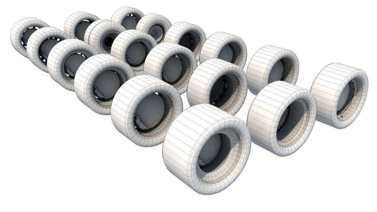Wheels Pack 1 - 3D Model by jdaniel_92