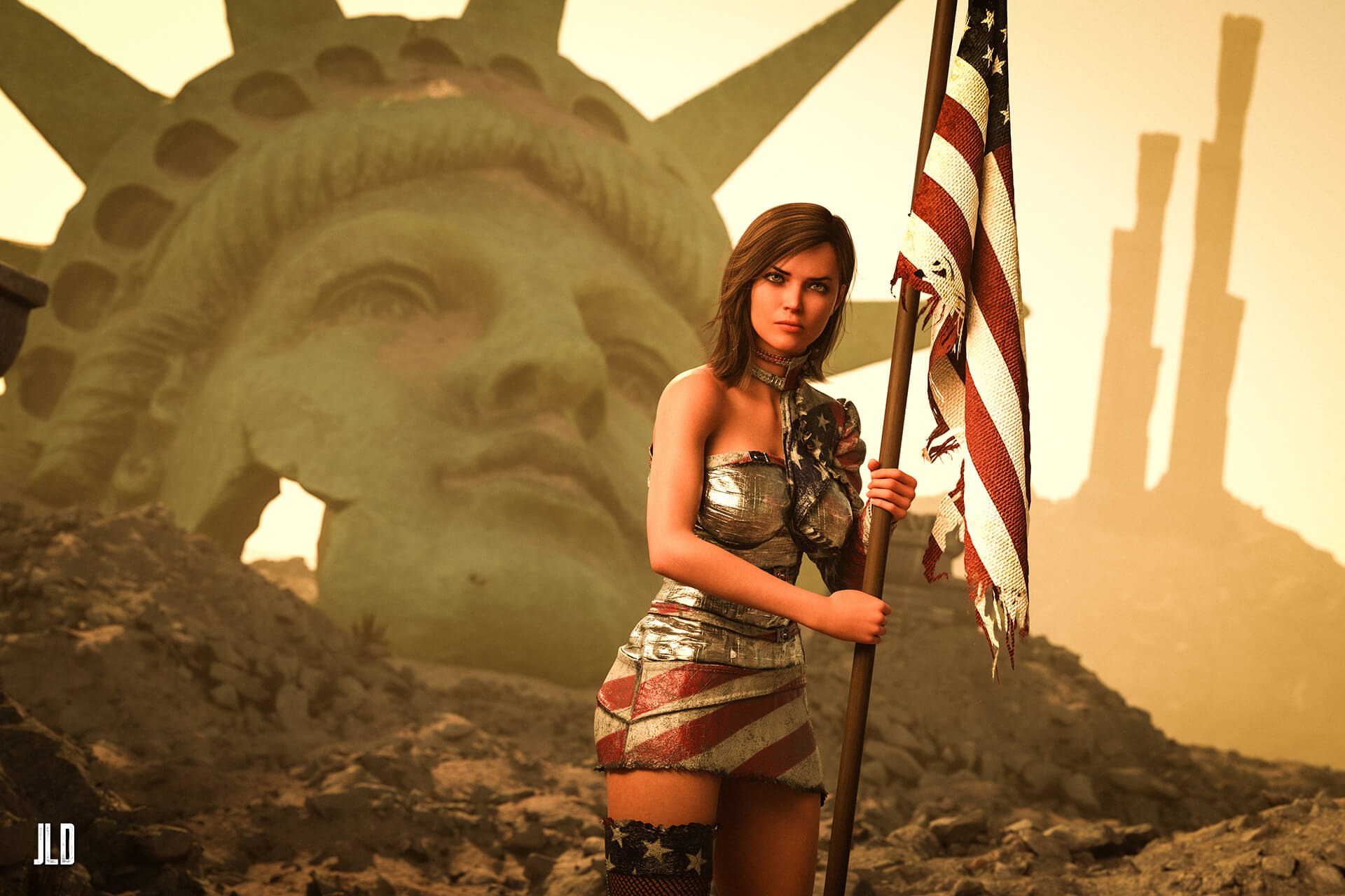 Defiance 3D Render, Digital Art by jdischert