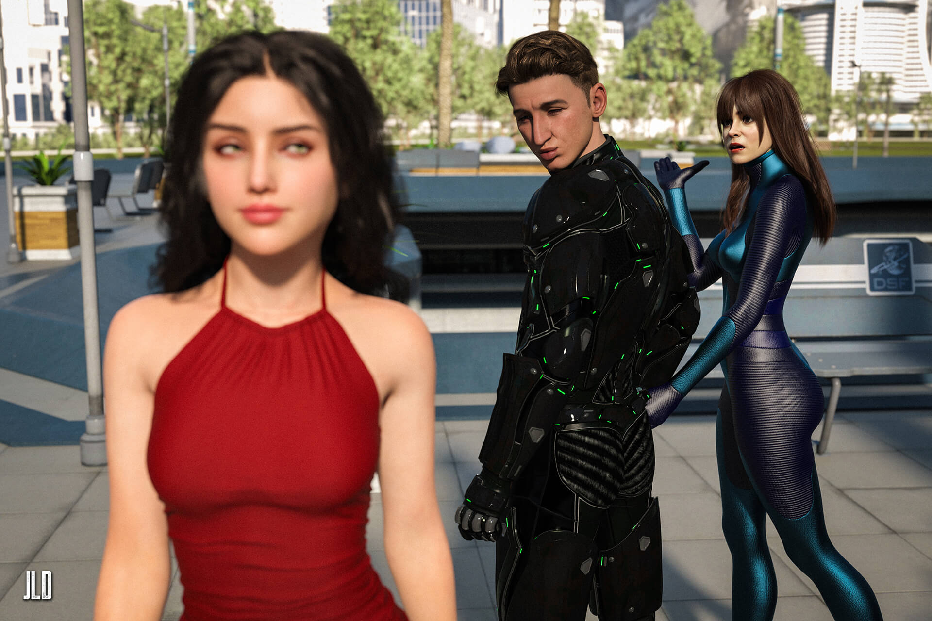How to Lose a Girl in 10 Seconds 3D Render by jdischert