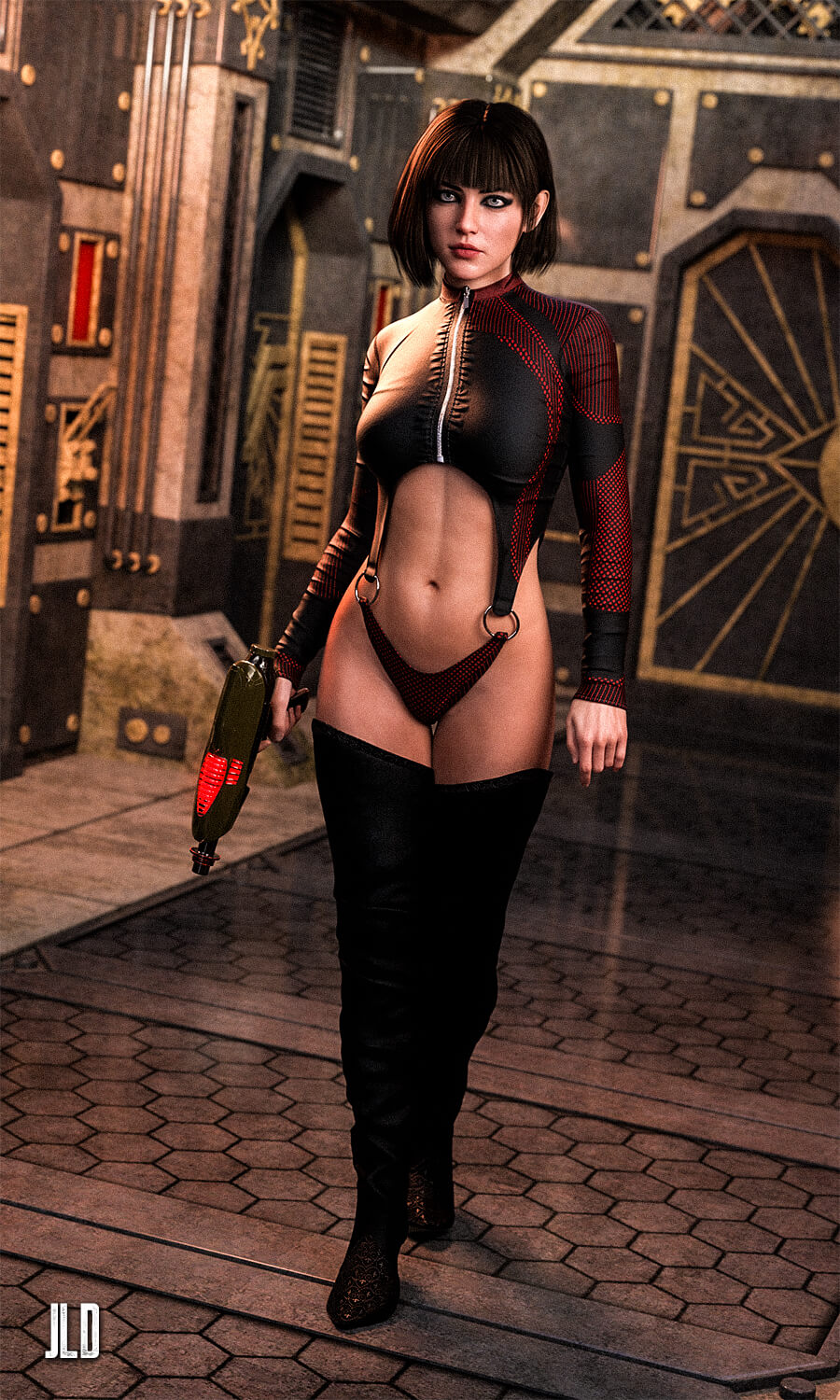 Reporting for Duty 3D Render, Digital Art by jdischert