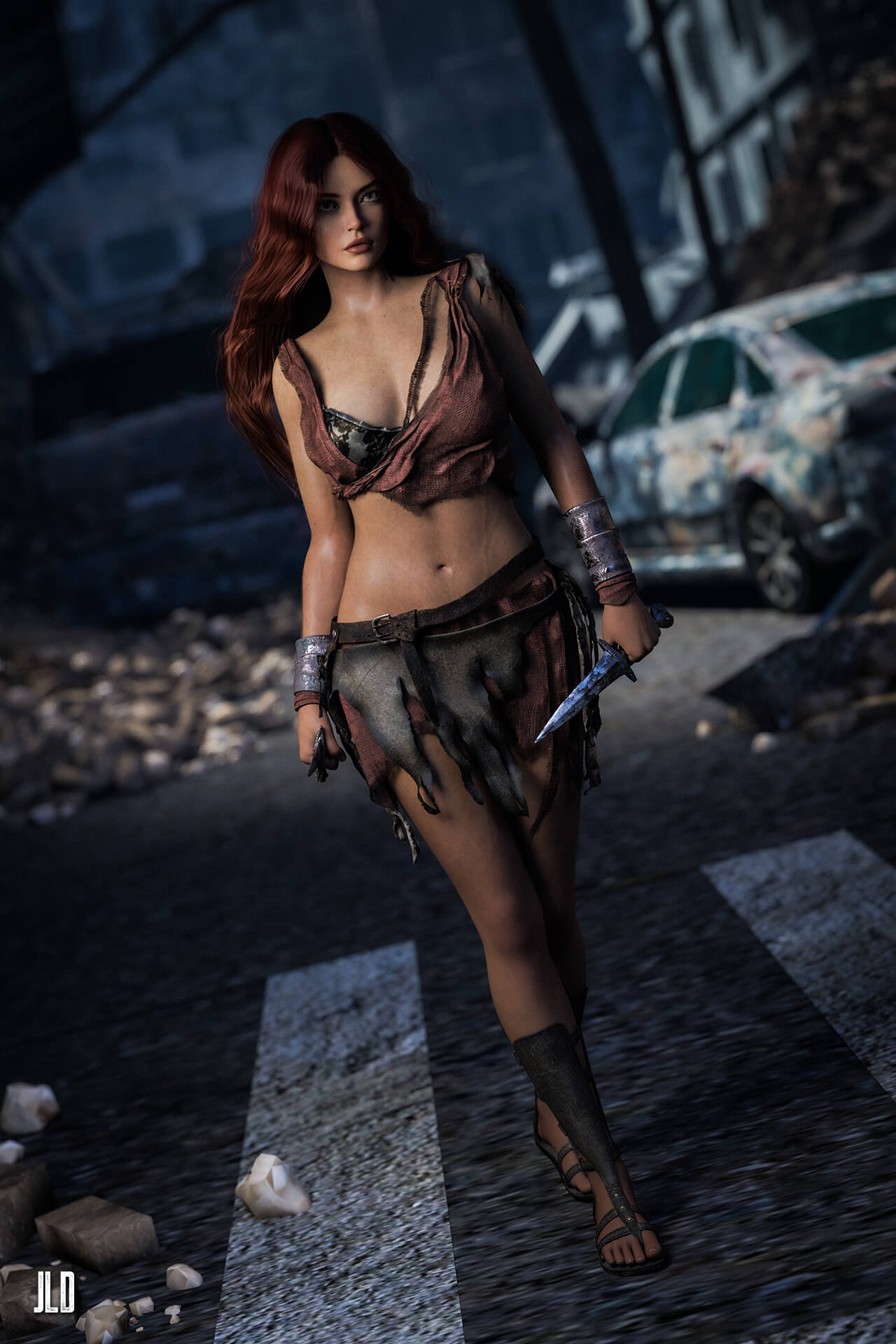 Scavenger 3D Render, Digital Art by jdischert