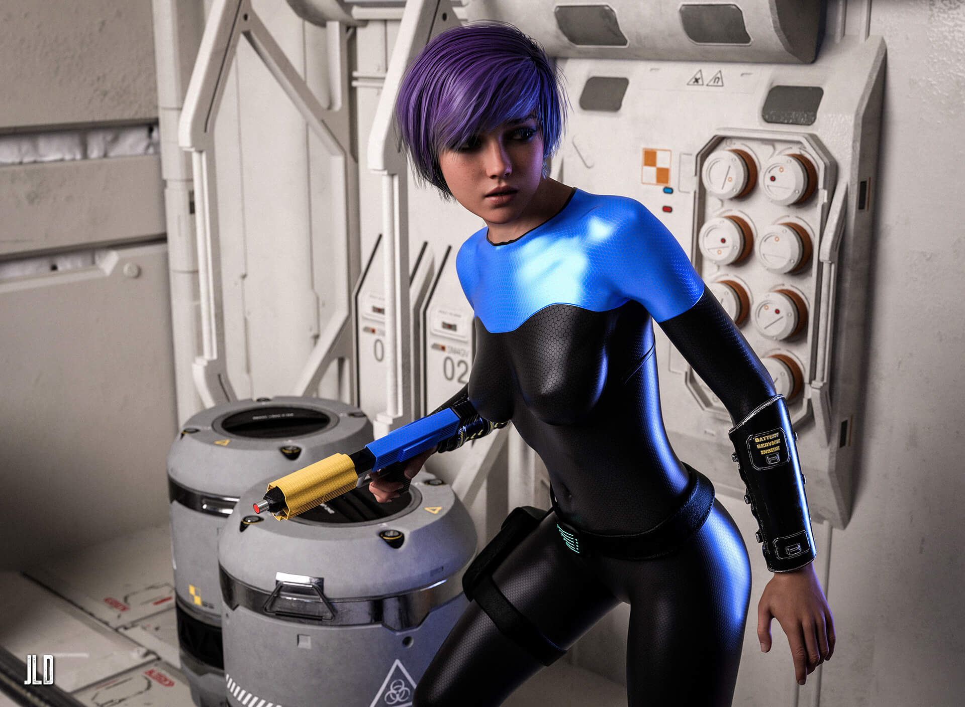 Suspicious Activity 3D Render, Digital Art by jdischert