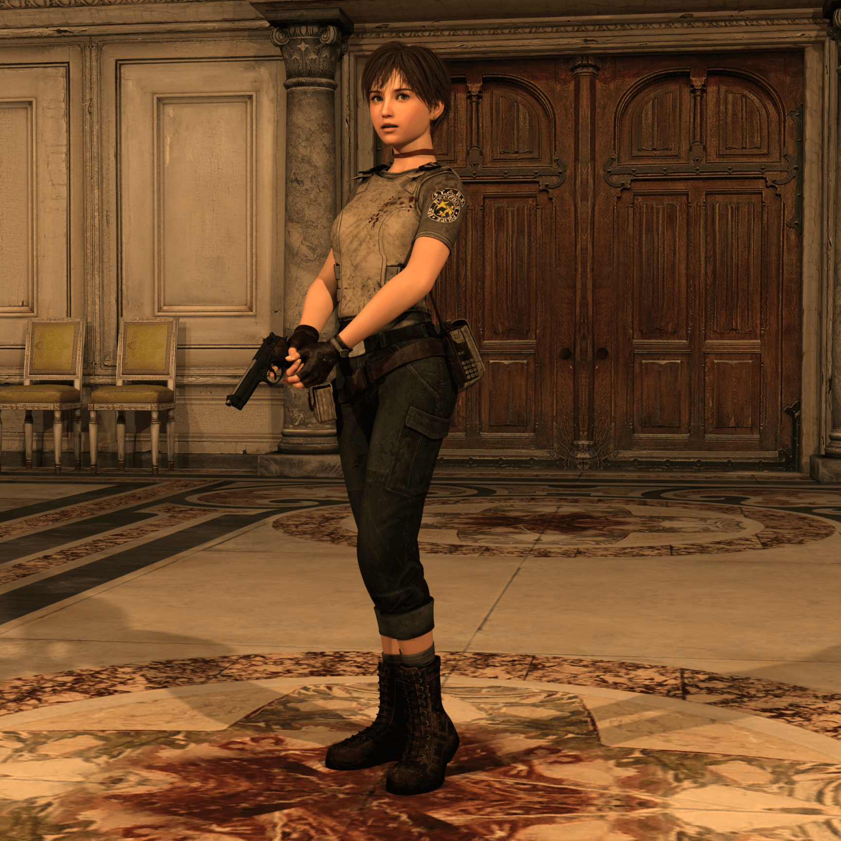 Rebecca Chambers 3D Render, Digital Art by jdsg90