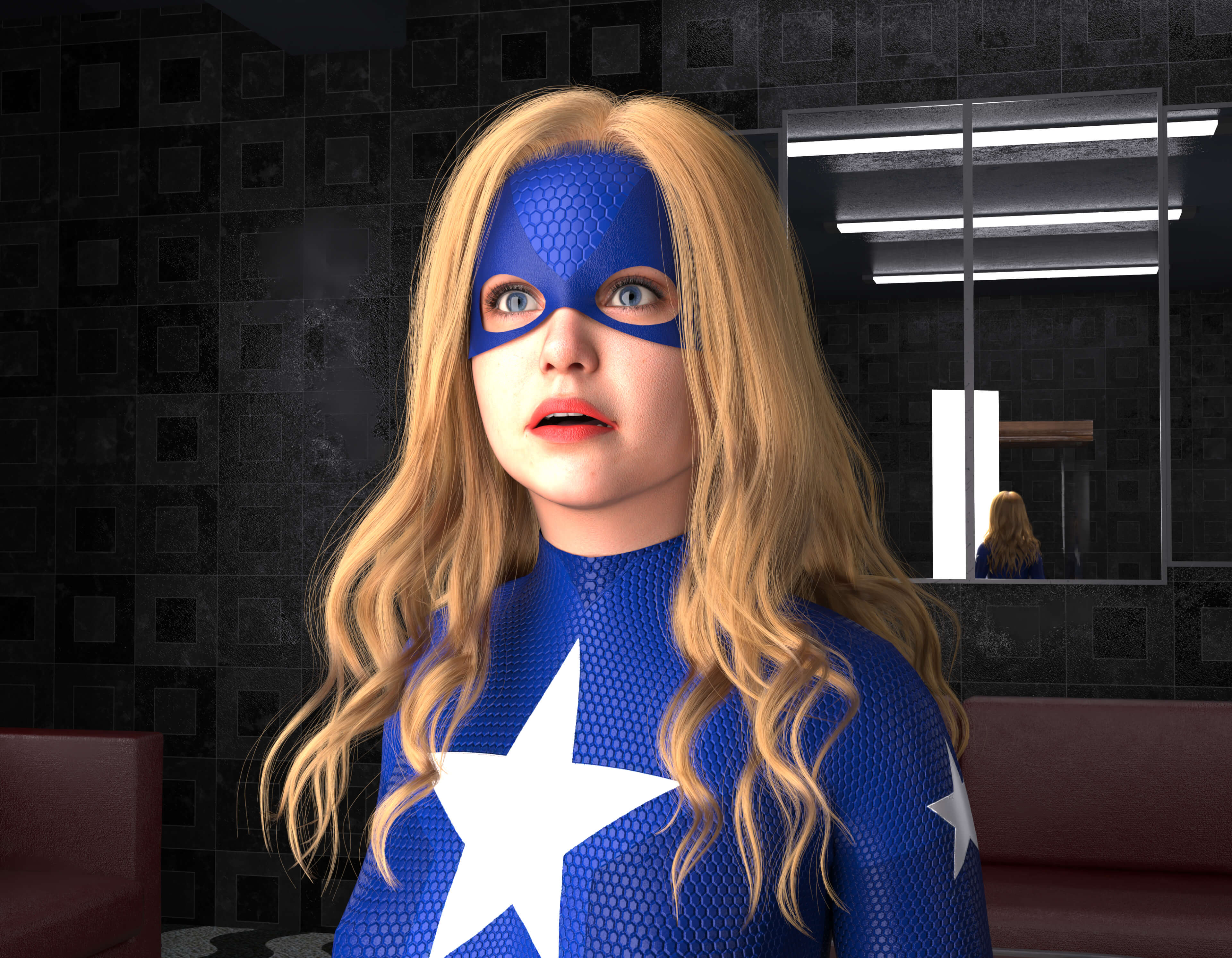 Stargirl 3D Render, Digital Art by jdsg90