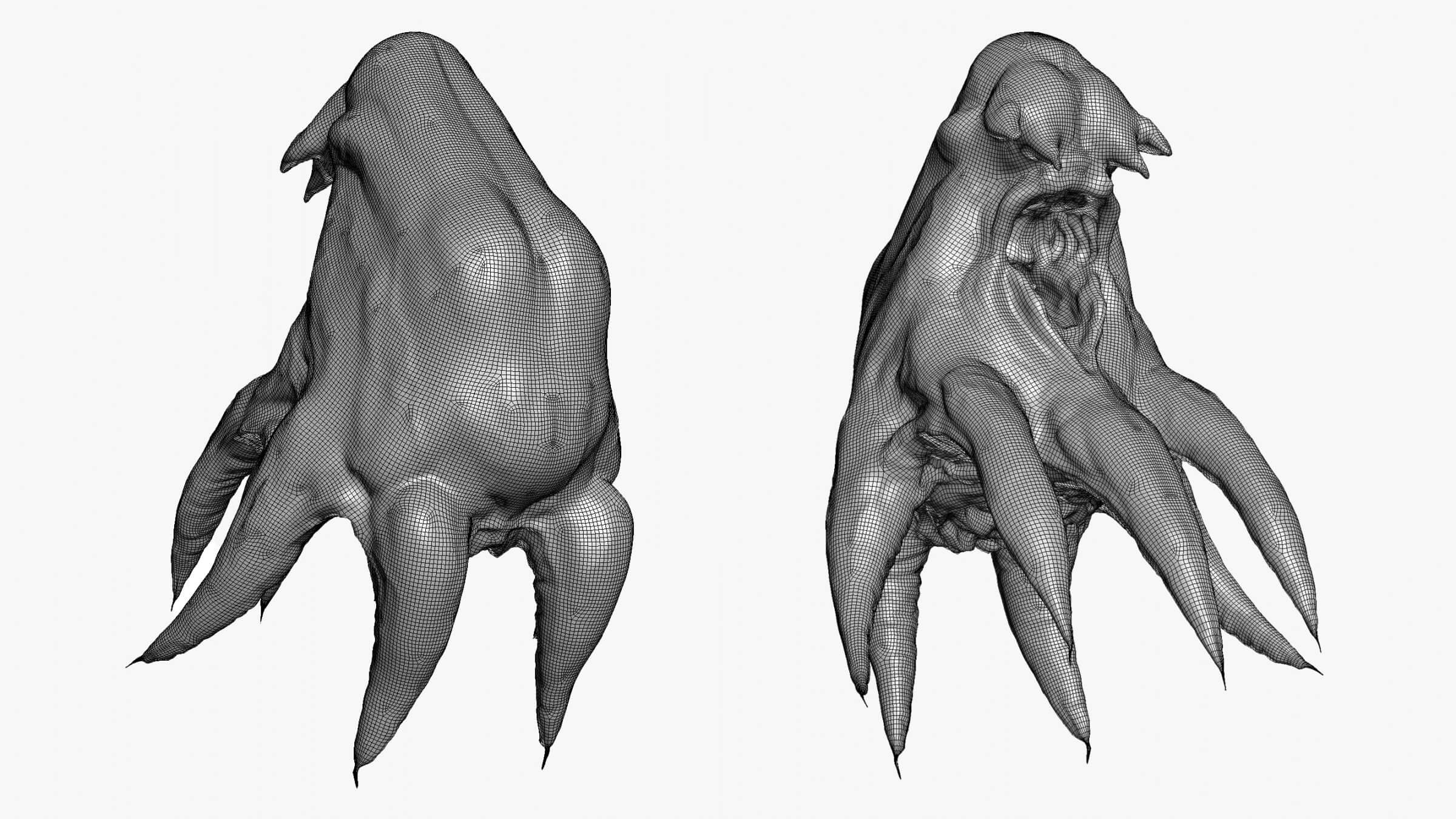 Alien Parasite - 3D Model by jebcg