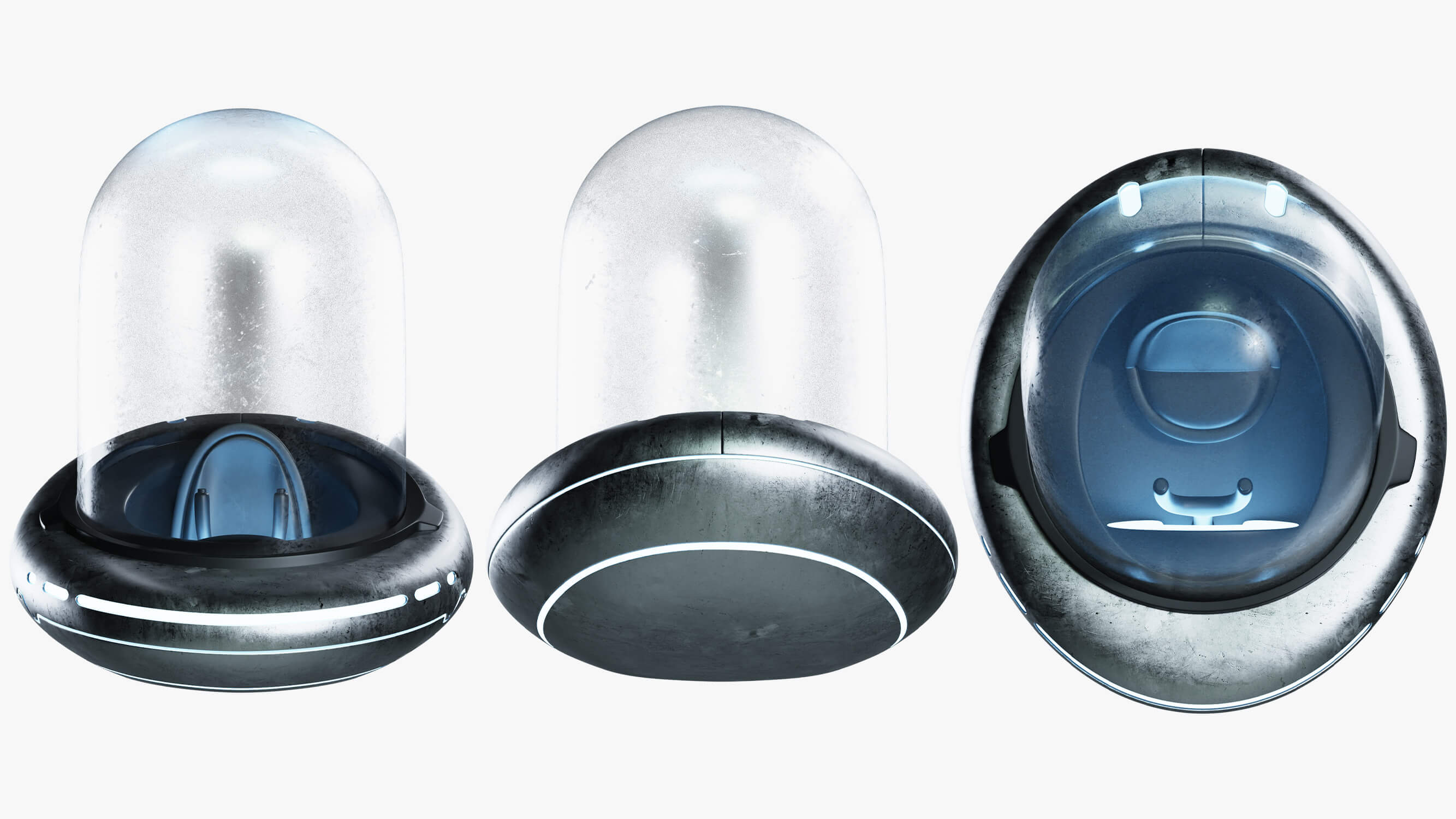 Alien UFO Blender - 3D Model by jebcg