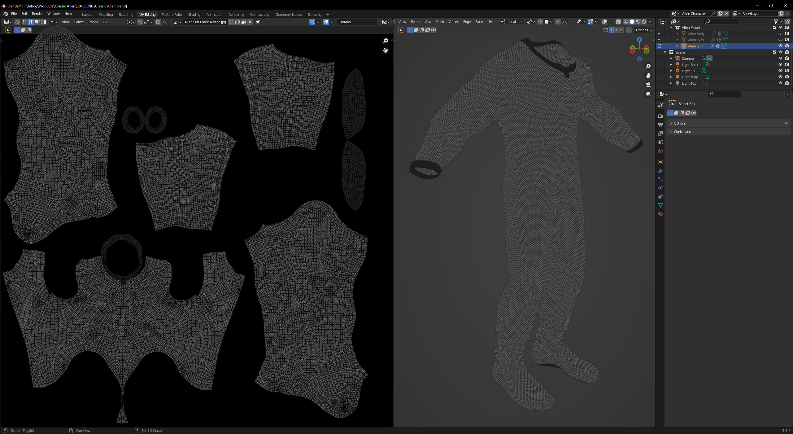 Classic Alien Blender - 3D Model by jebcg