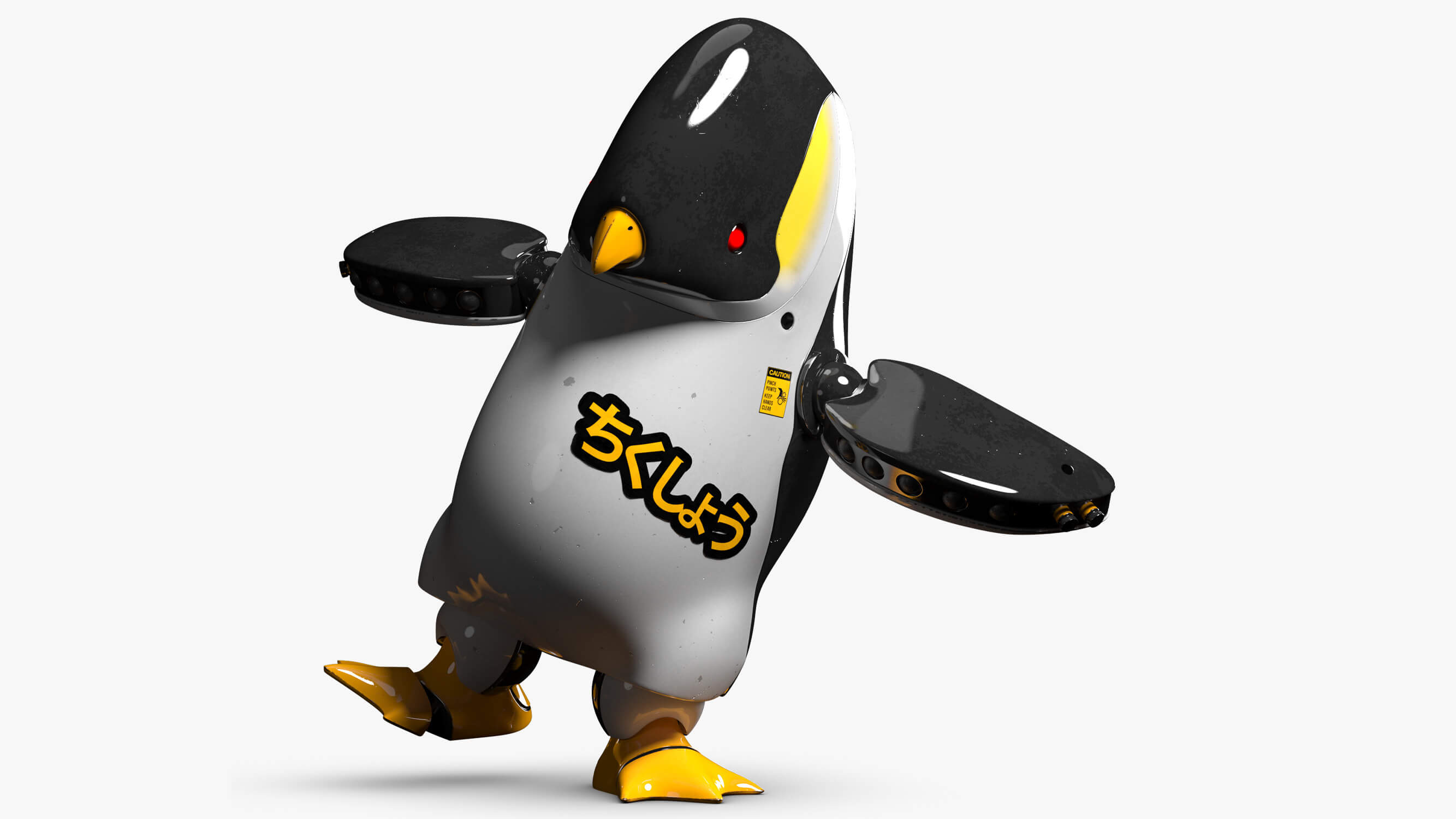 Penguin Robot 3DS Max - 3D Model by jebcg