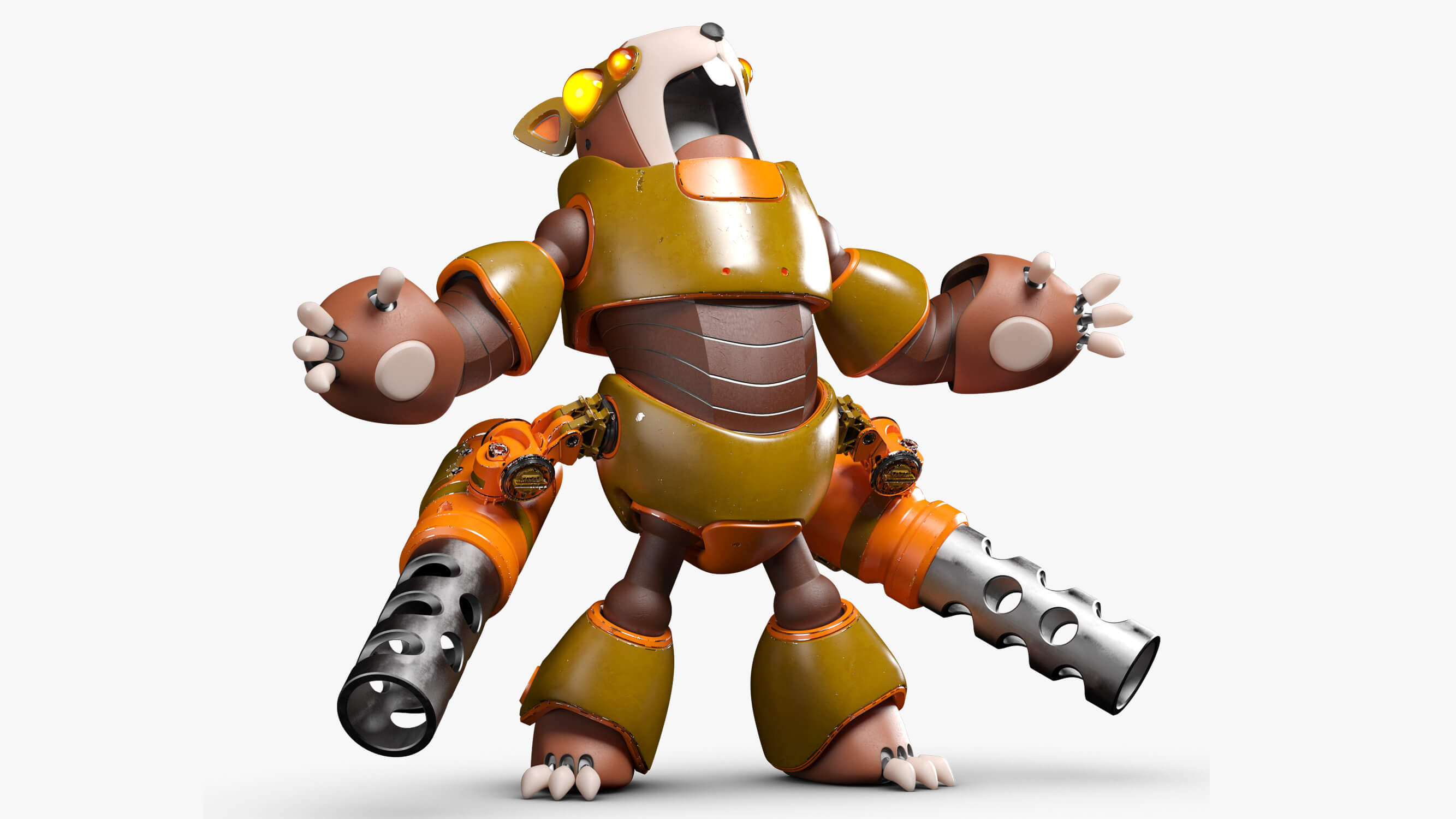 Rodent Robot - 3D Model by jebcg