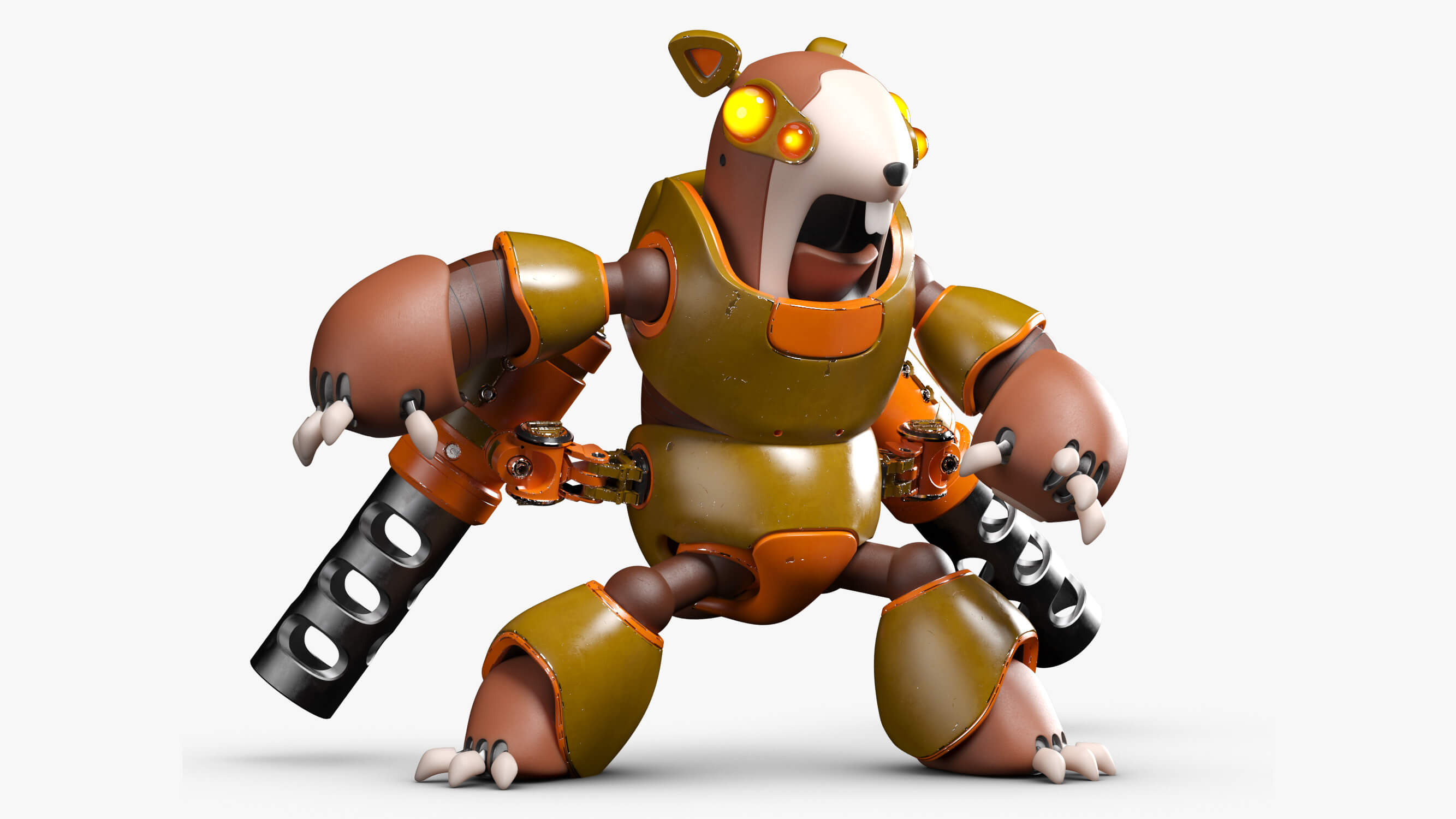 Rodent Robot - 3D Model by jebcg