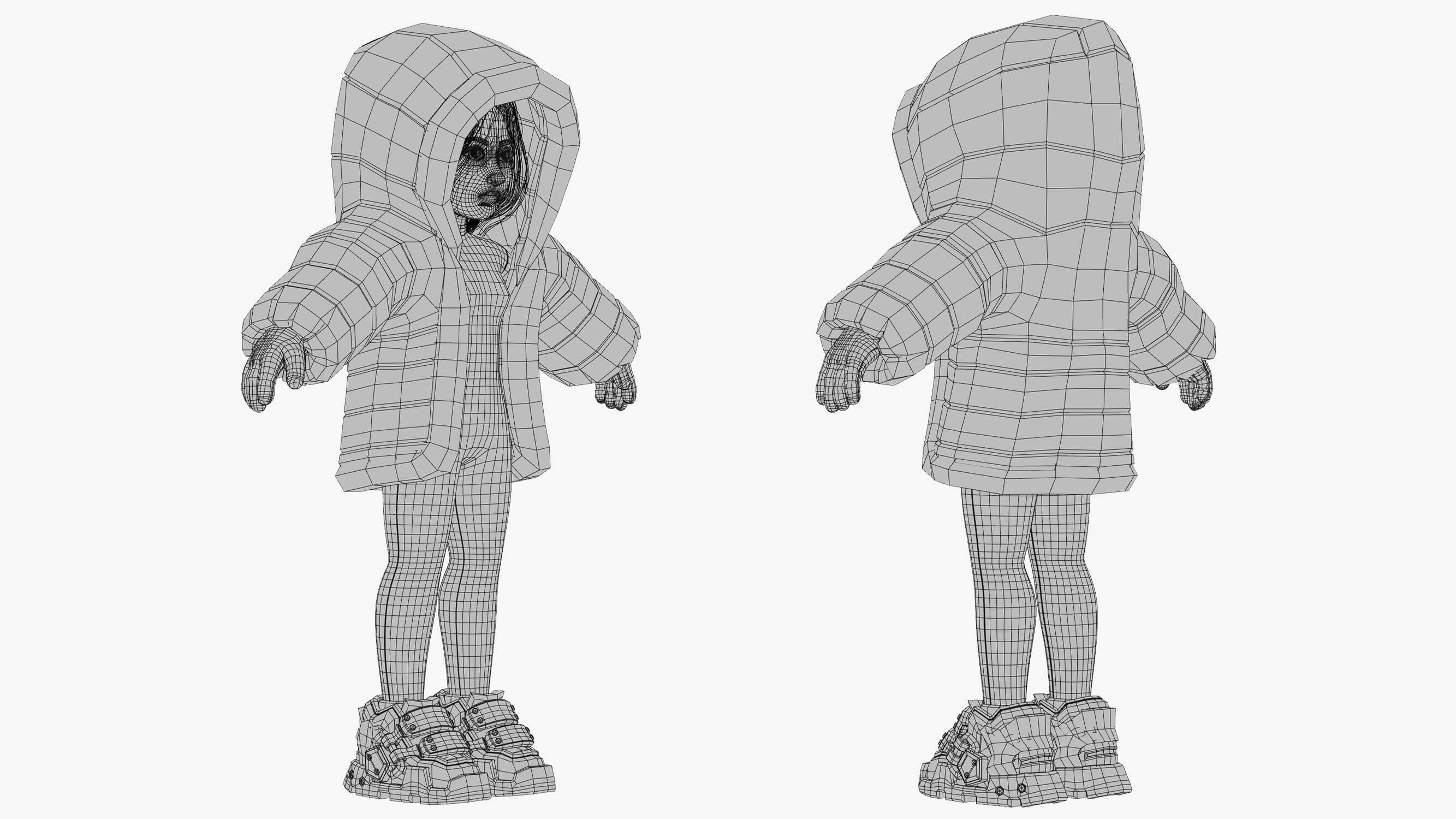 Snow Girl Eider 3d Model By Jebcg 7111