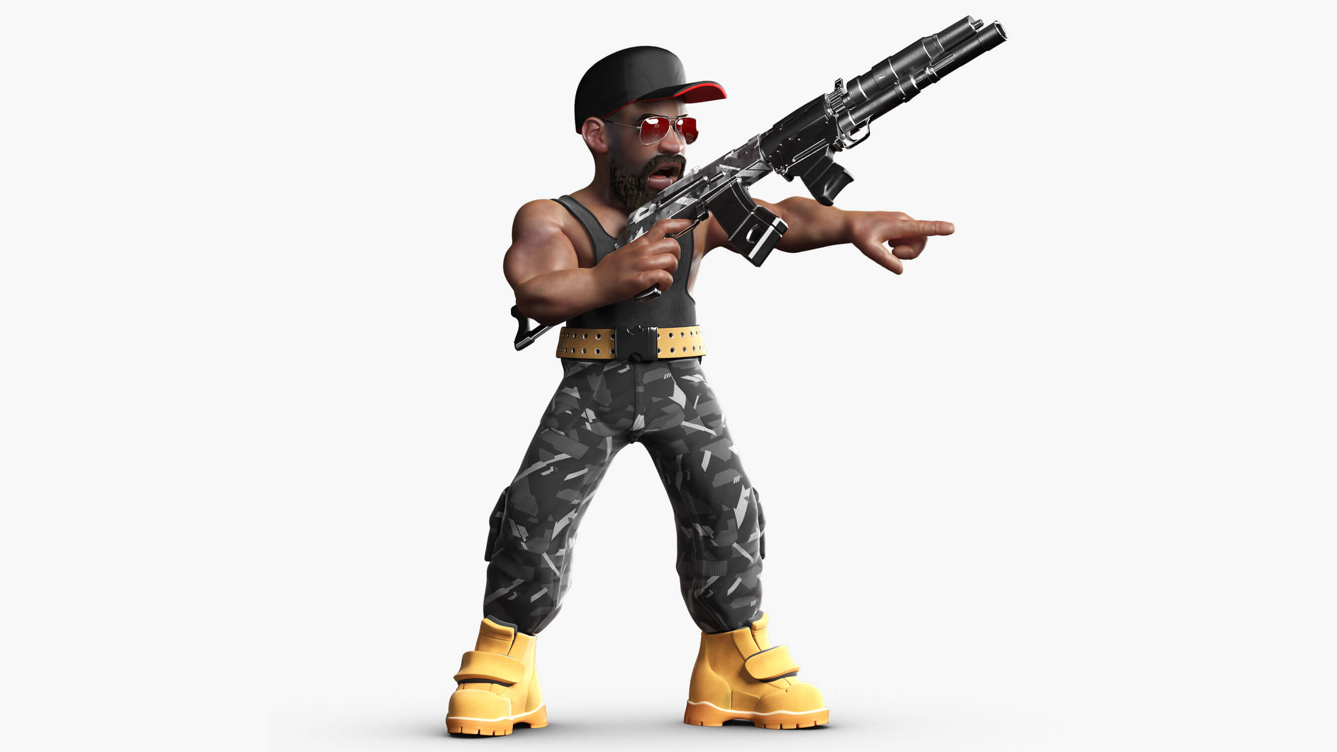Soldier Army Man - 3D Model by jebcg