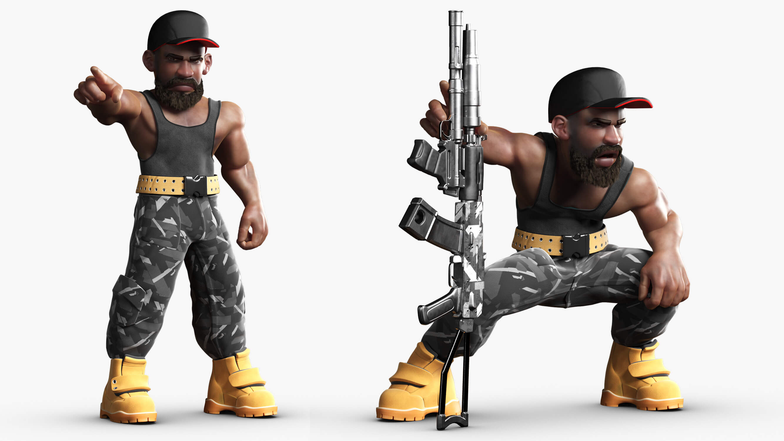 Soldier Army Man - 3D Model by jebcg