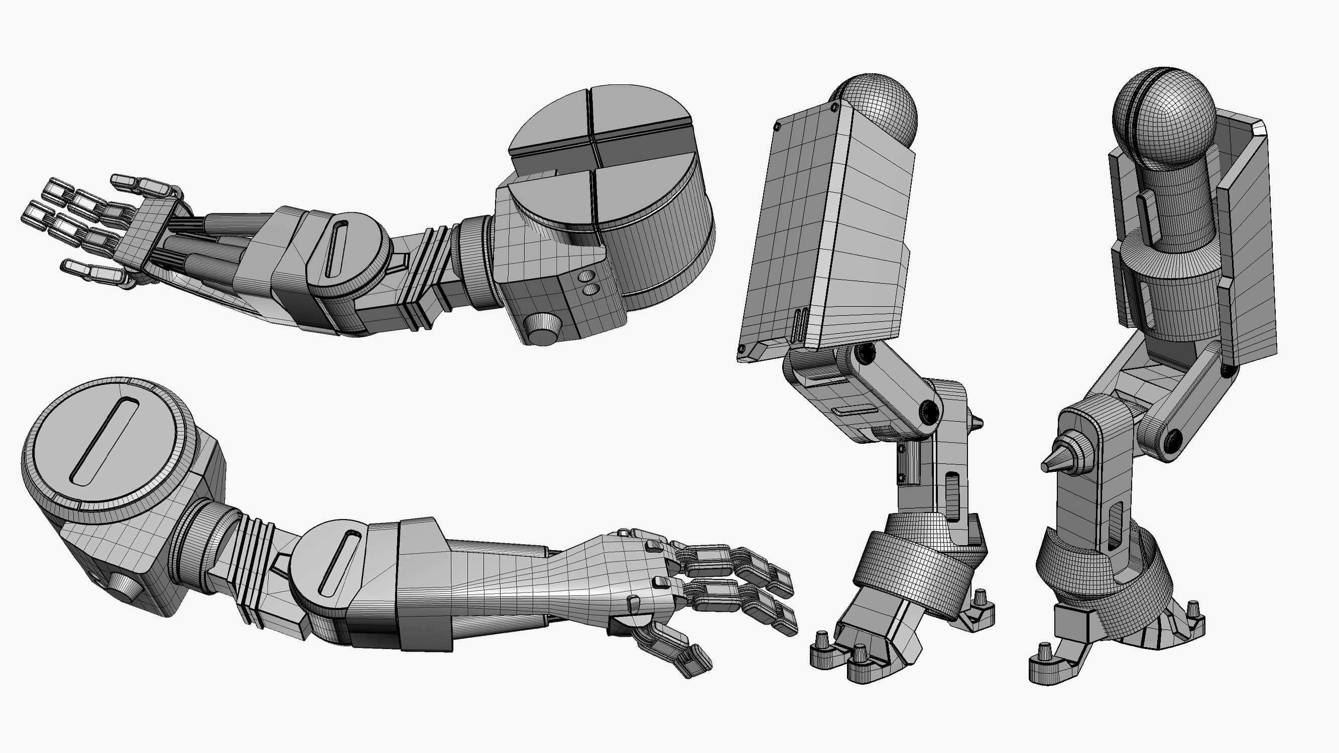 Worker Robot - 3D Model by jebcg