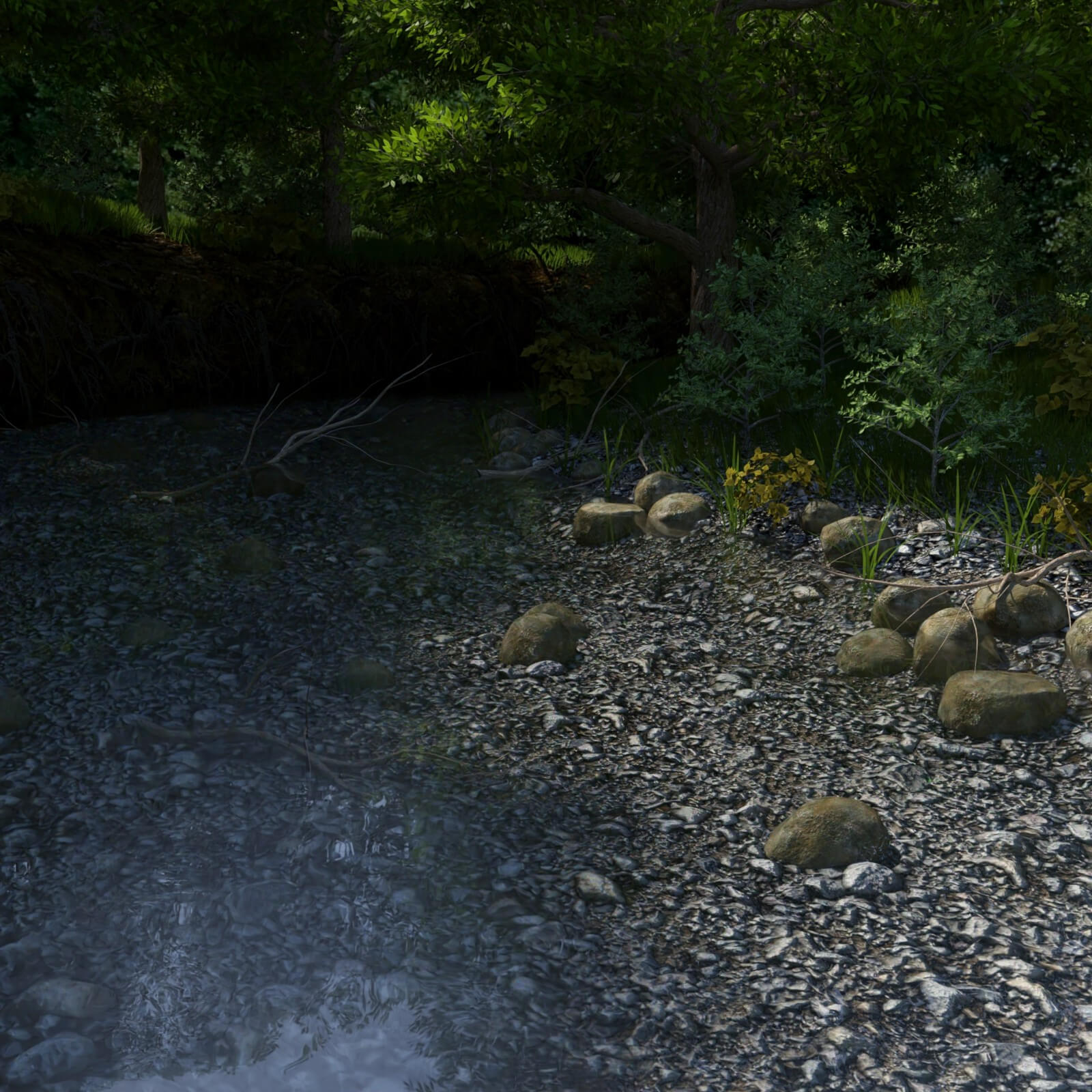 Stream Path 3D Render | RenderHub Gallery