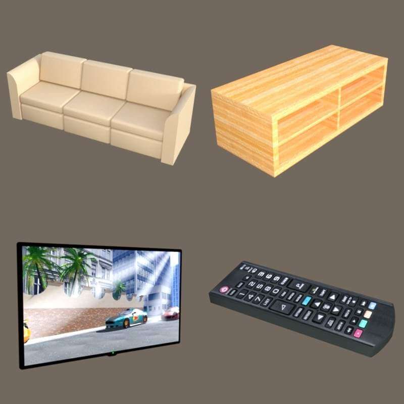 House Contents - 3D Model by JeffersonAF