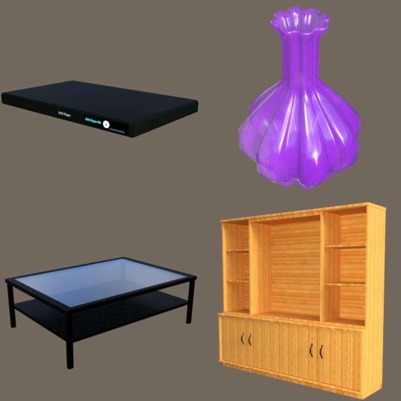 House Contents - 3D Model by JeffersonAF