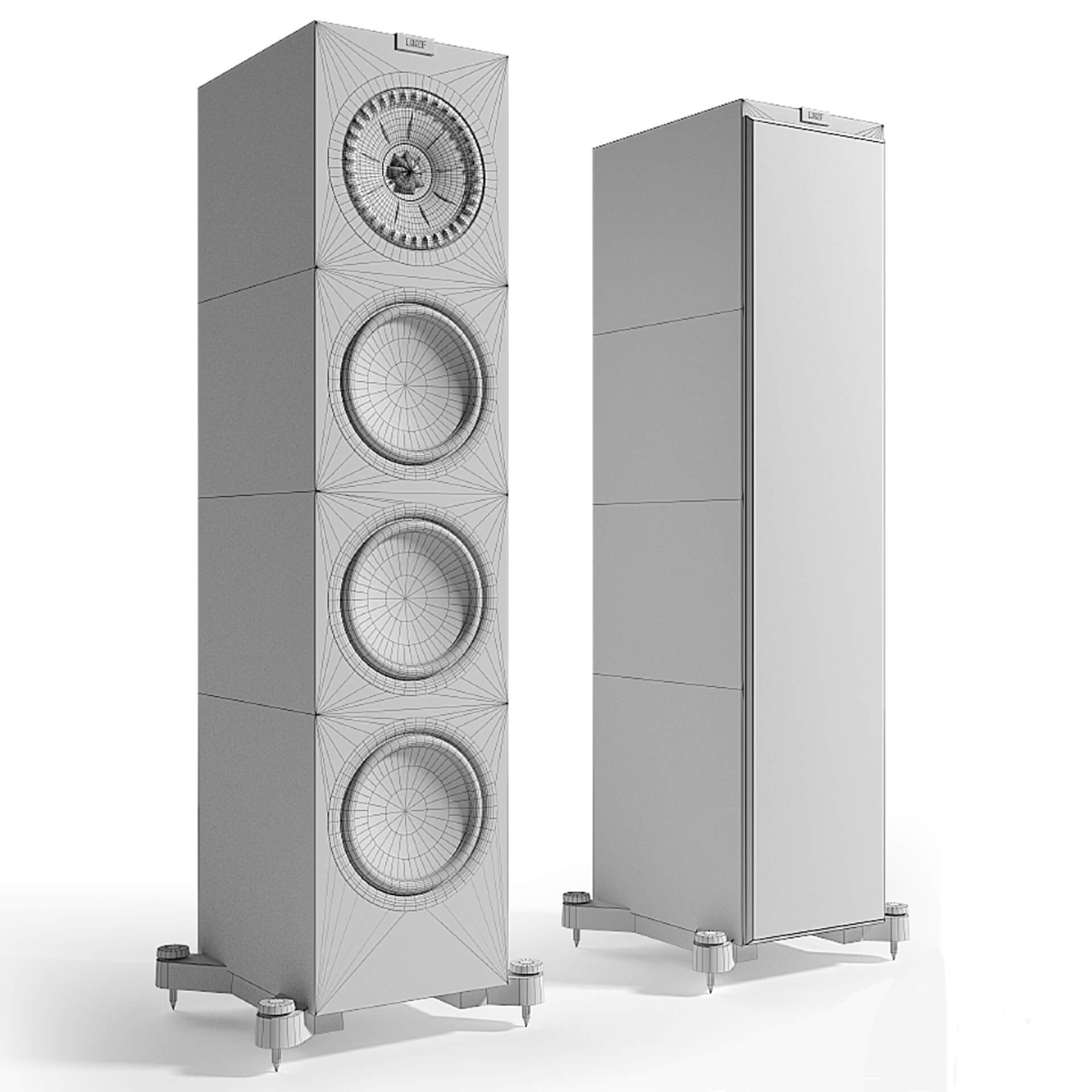 Acoustics Kef Q950 - 3D Model by jemsjamjo