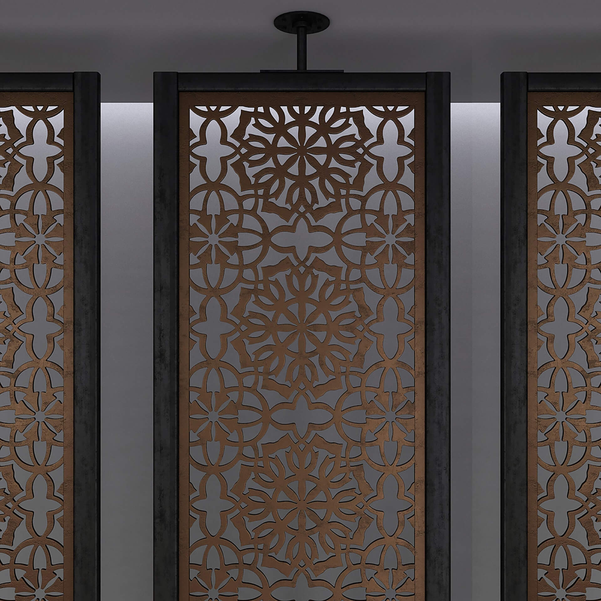 Aluminum Screen Saraya - 3D Model by jemsjamjo