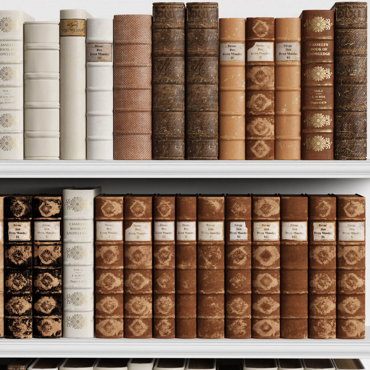 Classic Books 001 - 3D Model by jemsjamjo