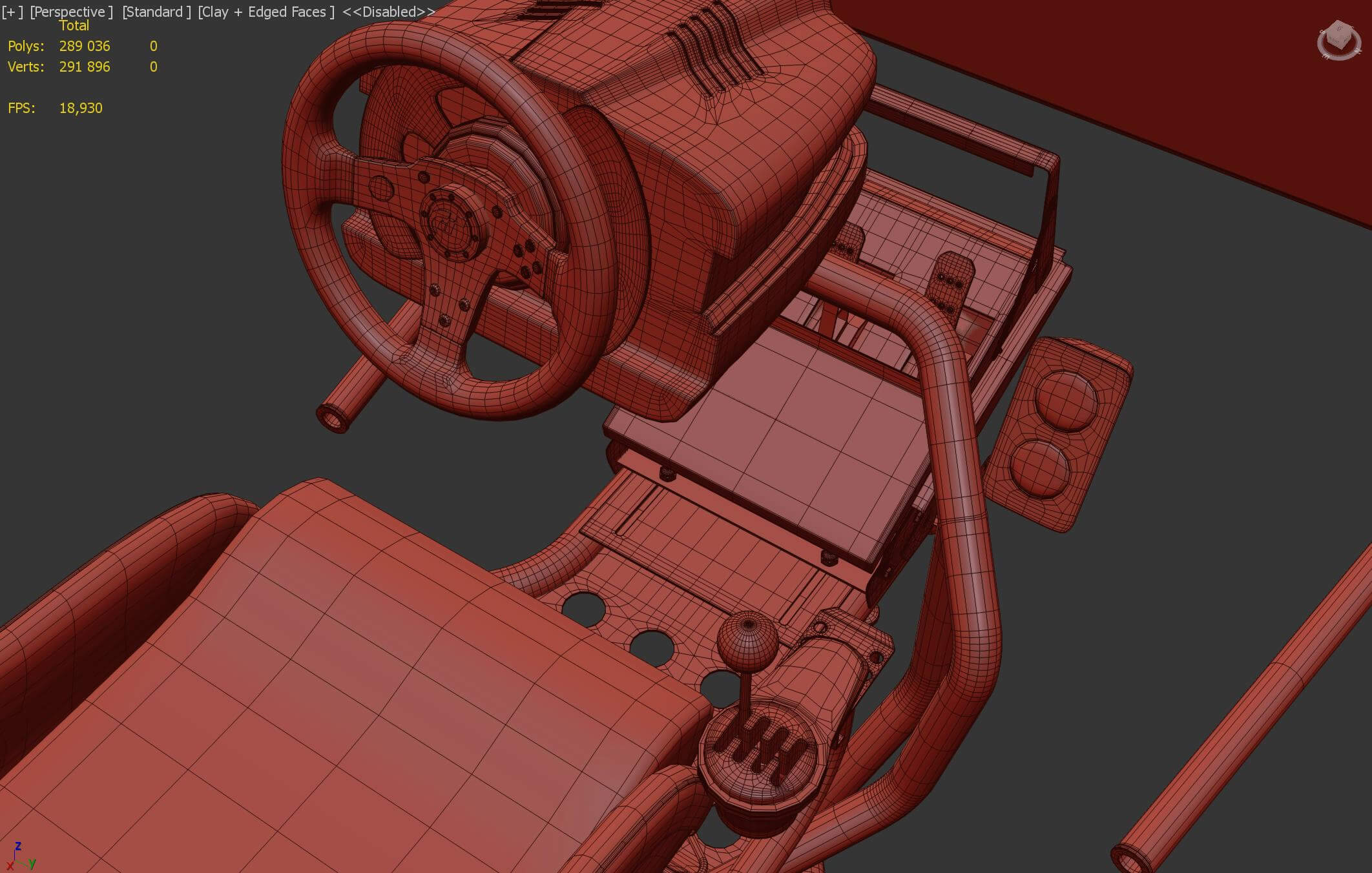 Racing Game Simulator - 3D Model by jemsjamjo