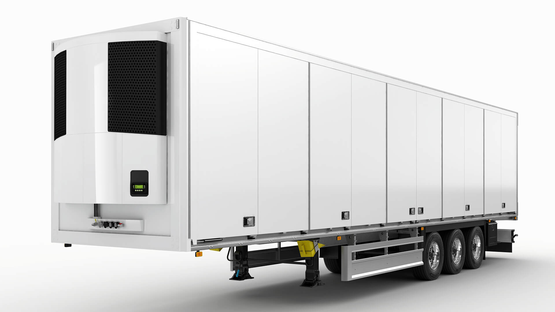 Generic Truck 4X2 With Trailer - 3D Model by jenek