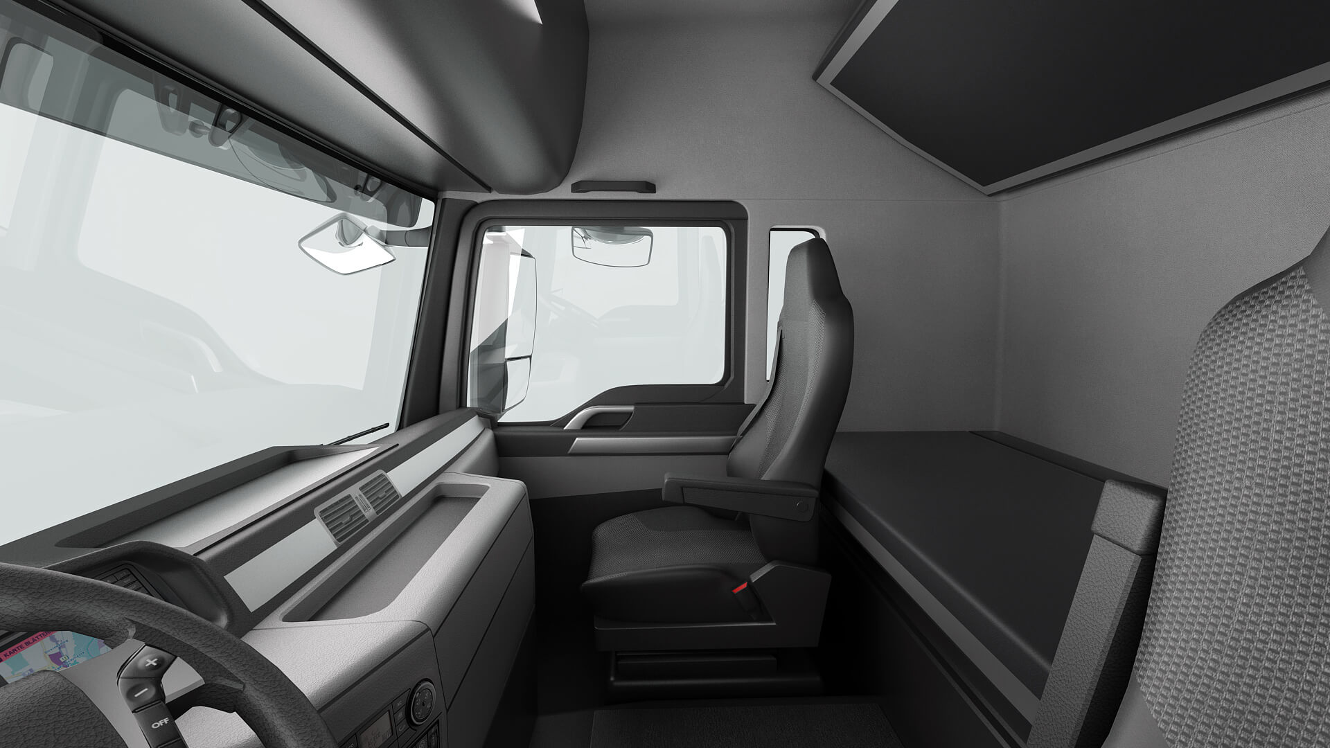 Generic Truck 4X2 With Trailer - 3D Model by jenek