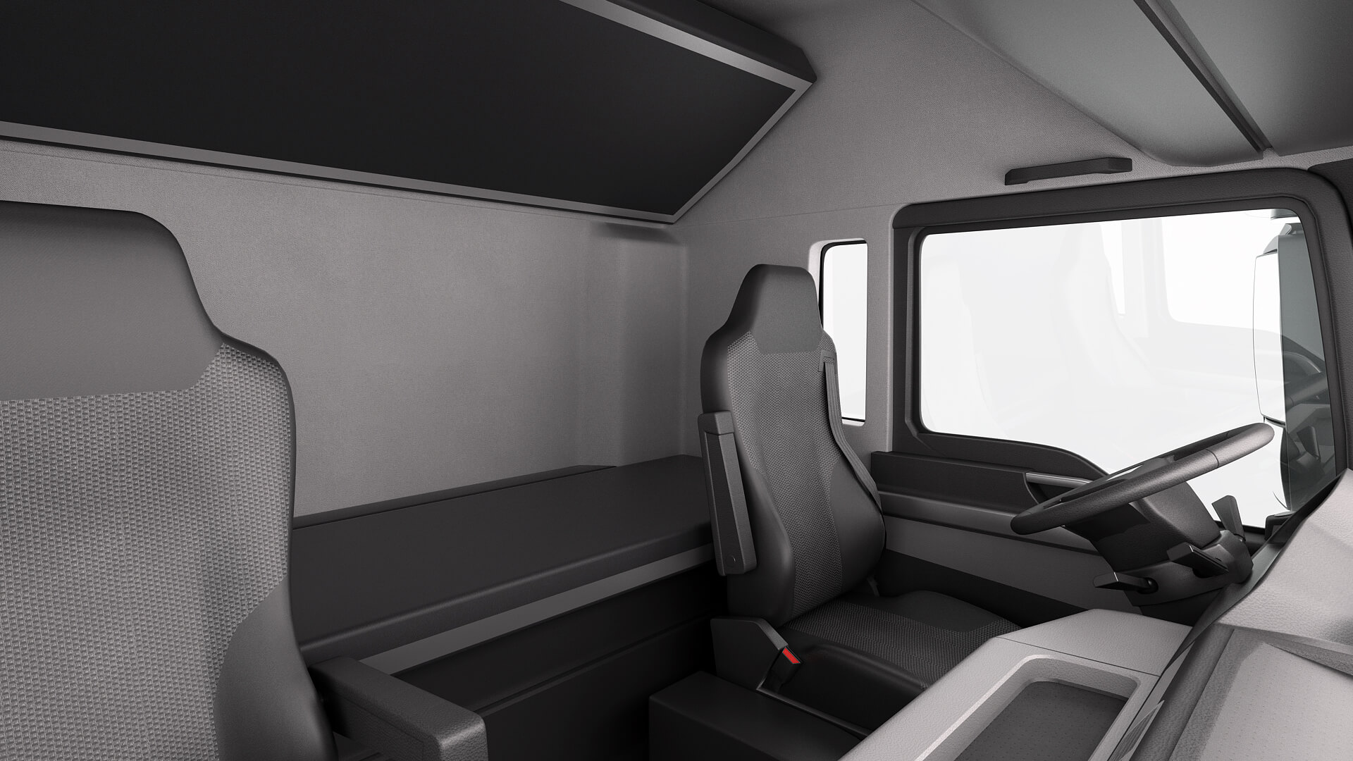 Generic Truck 4X2 With Trailer - 3D Model by jenek